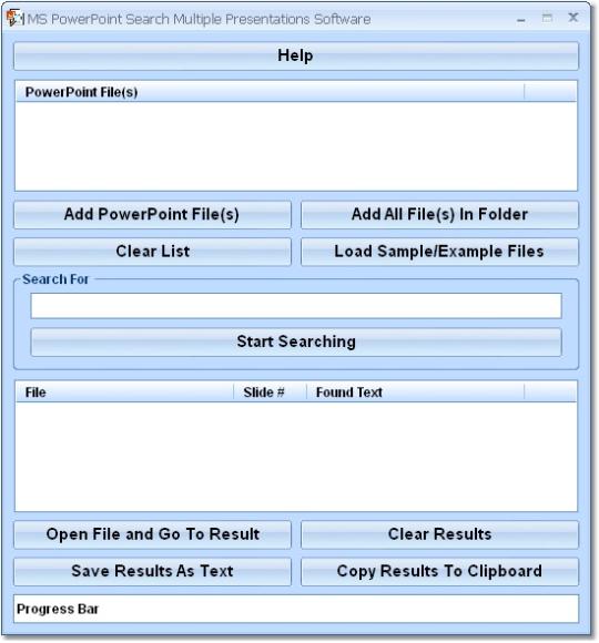 MS PowerPoint Search Multiple Presentations Software - Download Free ...